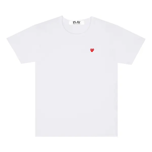 Play Comme Des Garcon Small Heart T-shirt - White