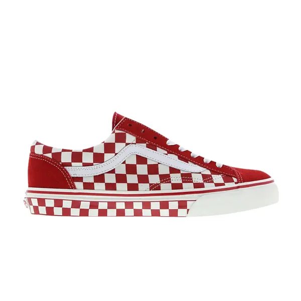 VANS Style 36 Checkerboard Sneakers - Red