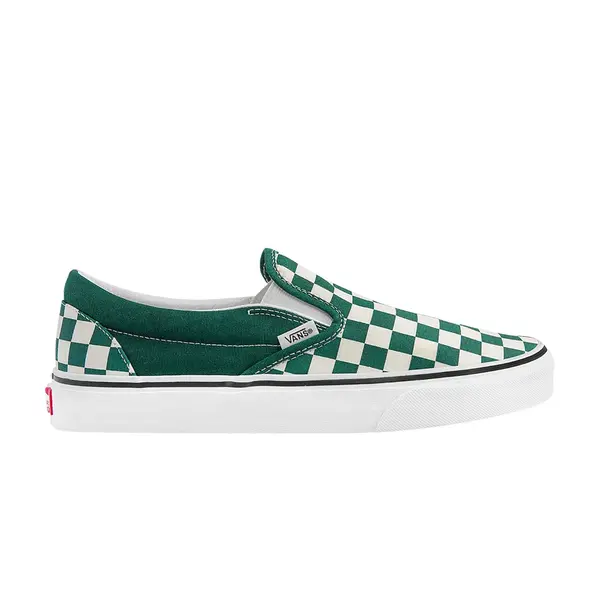 VANS Classic Slip-on Checkerboard - Green