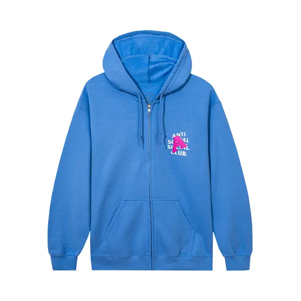 ANTI SOCIAL SOCIAL CLUB A Is For Zip Hoodie - Blue
