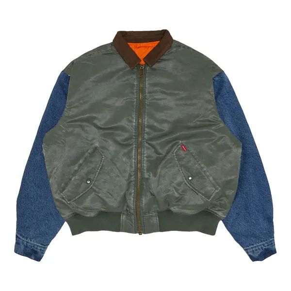 Supreme Denim Sleeve Ma-1