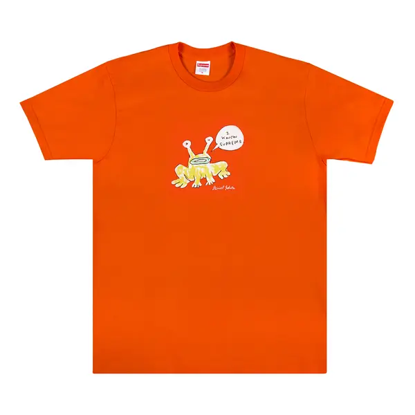 Supreme X Daniel Johnston Frog Tee - Orange