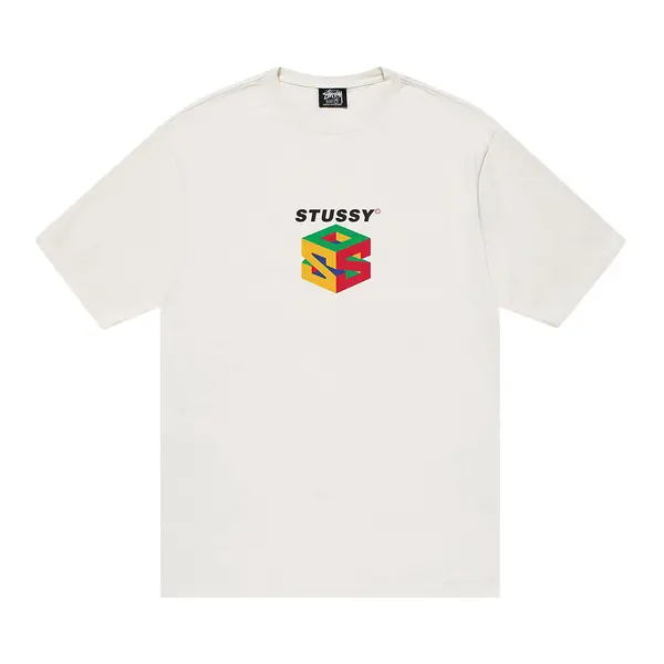 StÜssy S64 Pigment Dyed Tee 'natural - Cream