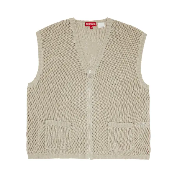 Supreme Dragon Zip Up Sweater Vest