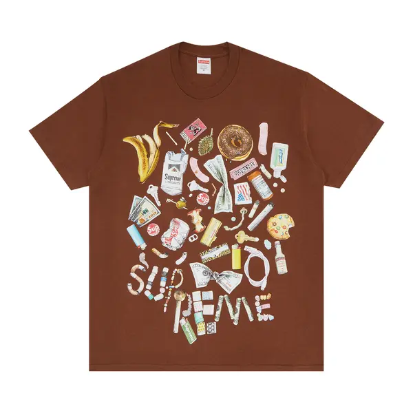Supreme Trash Tee - Brown
