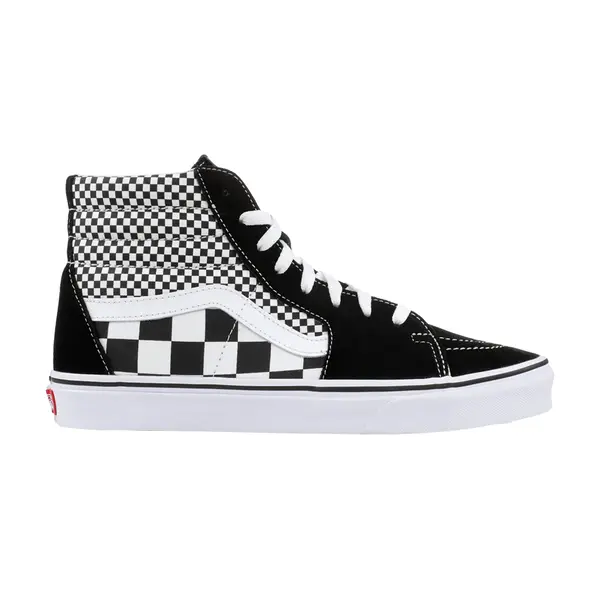 VANS Sk8-hi Mix Checker Sneakers - Black