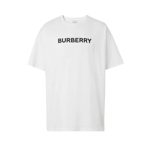 Burberry Logo Oversized T-shirt - White