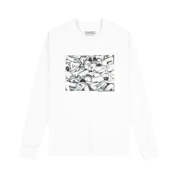 PLEASURES Orgy Long-sleeve T-shirt - White