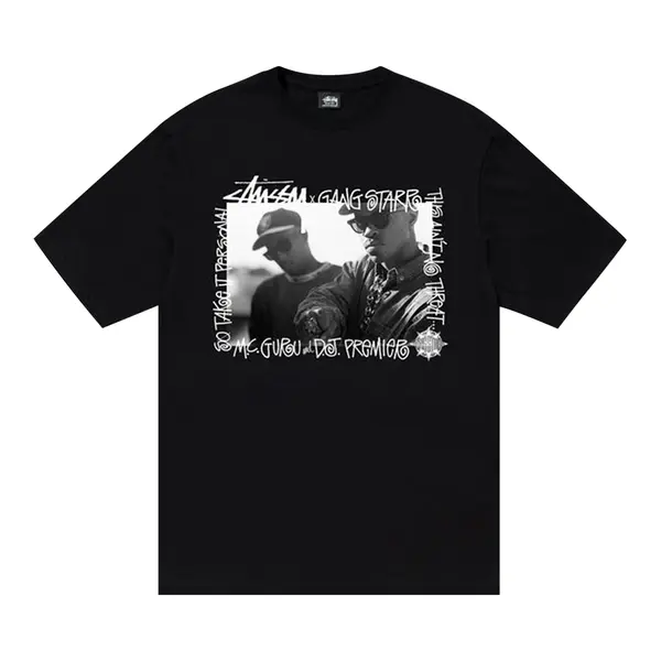 StÜssy Gang Starr Take It Personal Tee - Black