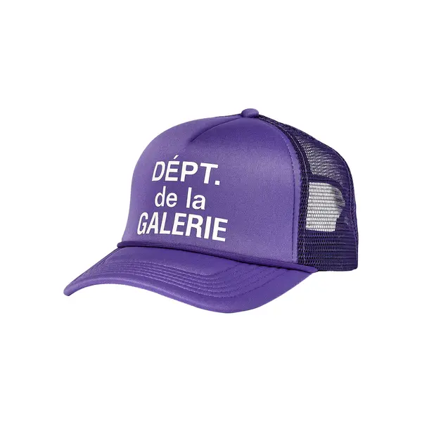 GALLERY DEPT. French Logo Trucker Hat - Purple
