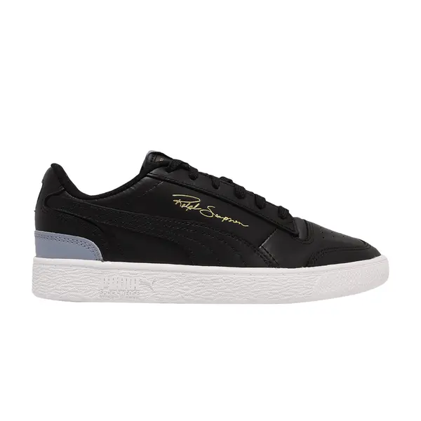 PUMA Ralph Sampson Low Faded Denim Sneakers - Black