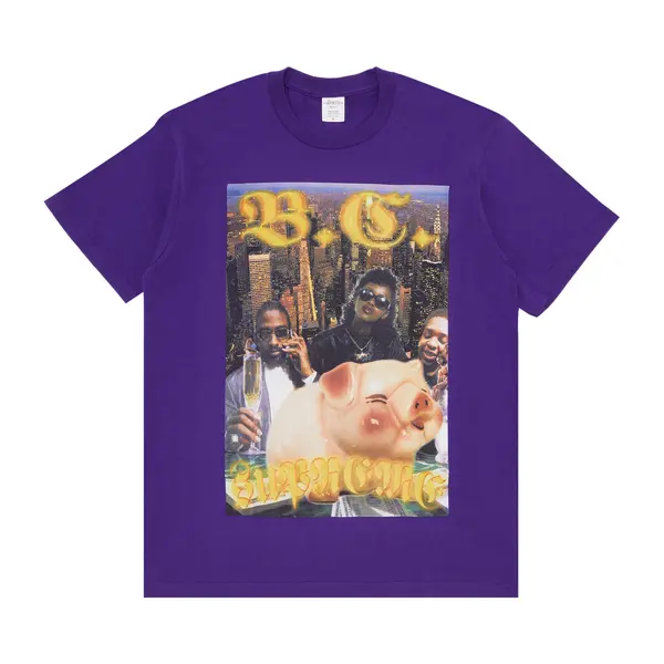 Supreme X Bernadette Corporation Money Tee - Purple