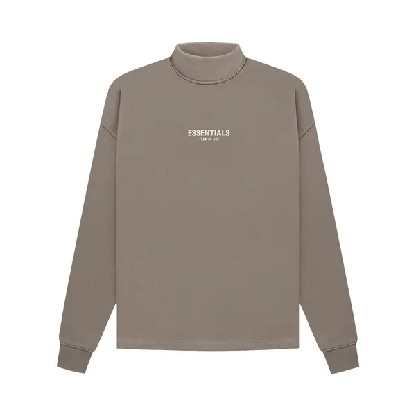 Fear Of God Relaxed Mockneck - Brown