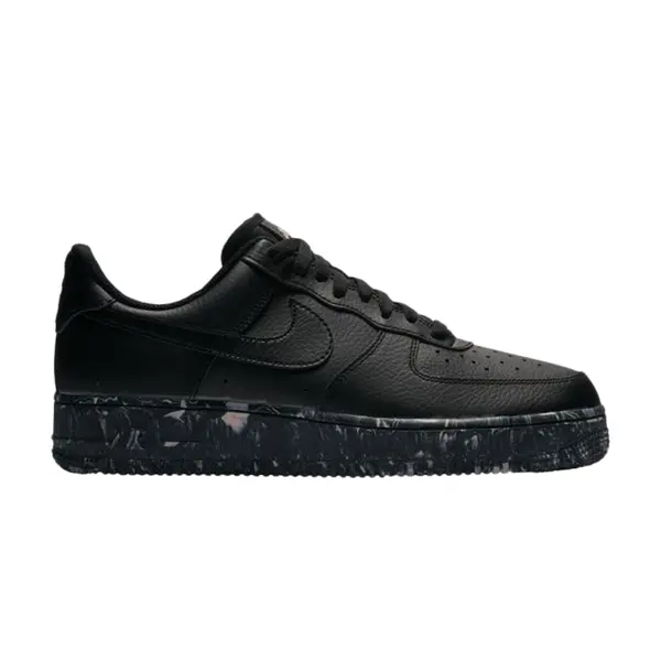 Nike Air Force 1 Low 'acid Wash Print' Sneakers - Black