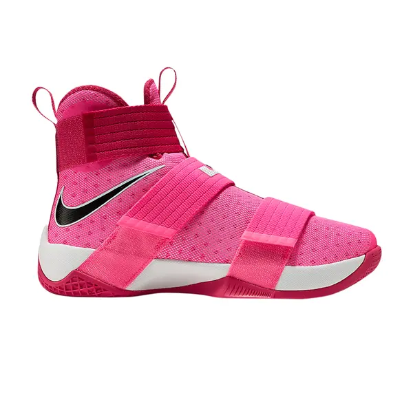 Nike Zoom Lebron Soldier 10 'kay Yow' High-top Sneakers - Pink