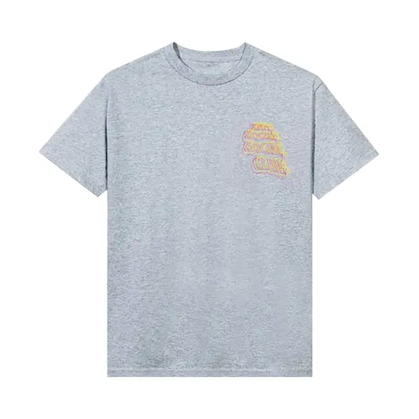ANTI SOCIAL SOCIAL CLUB Neon Lights And A Lot Of Rain Tee - Grey