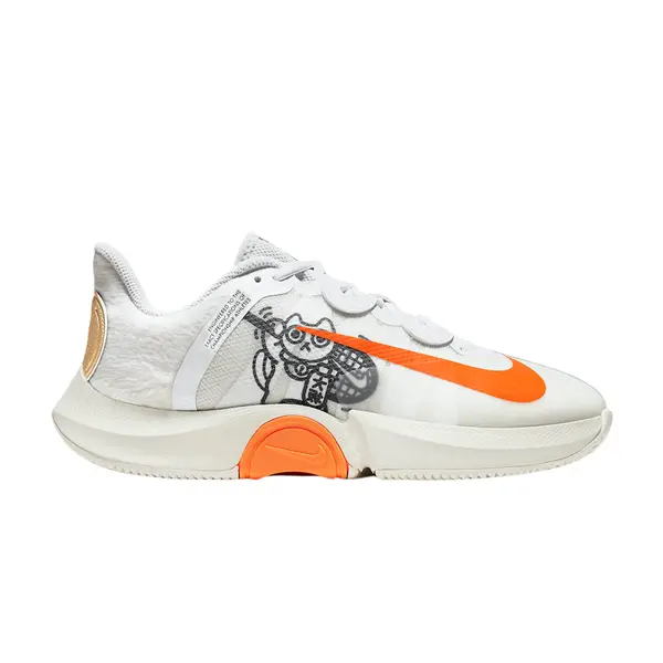 Nike Naomi Osaka X Court Air Zoom Gp Turbo 'maneki-neko' Sneakers - White