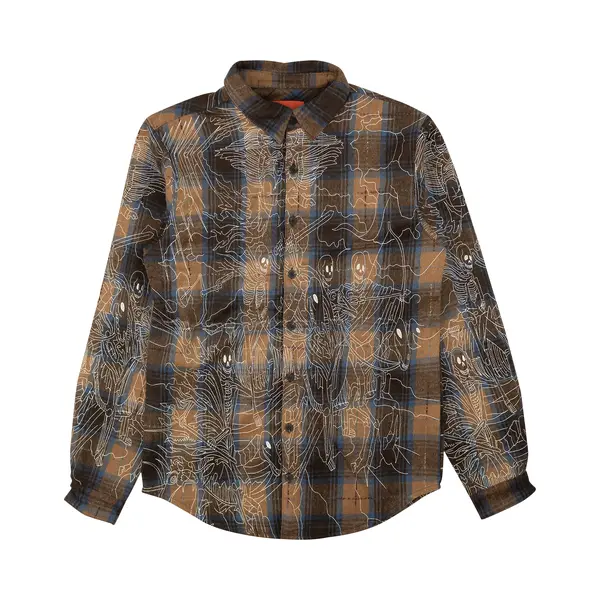 WHO DECIDES WAR Four Horsemen Flannel Shirt
