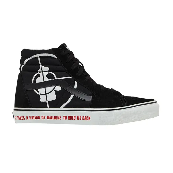 VANS Supreme X Sk8-hi Sl 'public Enemy' Sneakers - Black
