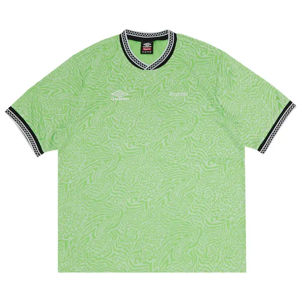 Supreme X Umbro Jacquard Animal Print Soccer Jersey - White