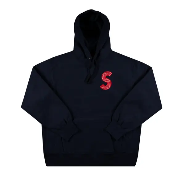 Supreme Logo Hooded Sweatshirt - Blue