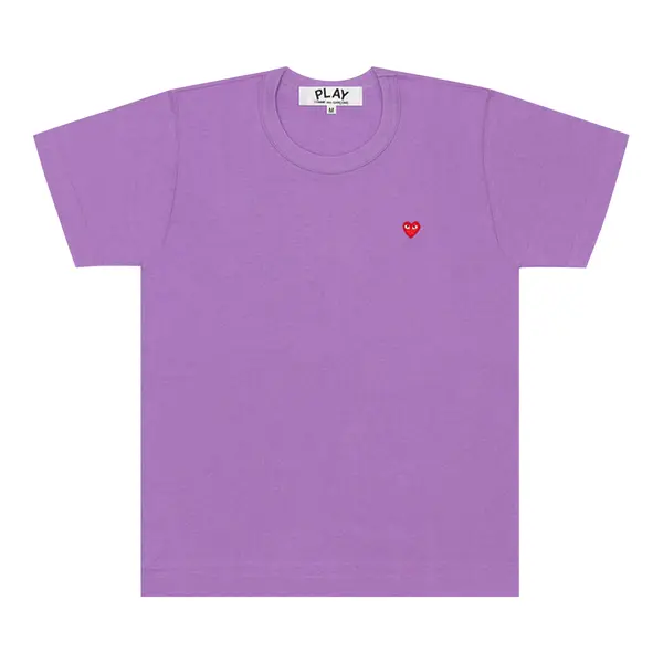 Play Comme Des Garcon Small Heart T-shirt - Purple