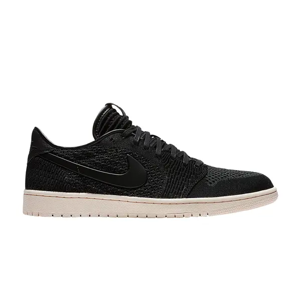 JORDAN 1 Low Flyknit Sneakers - Black