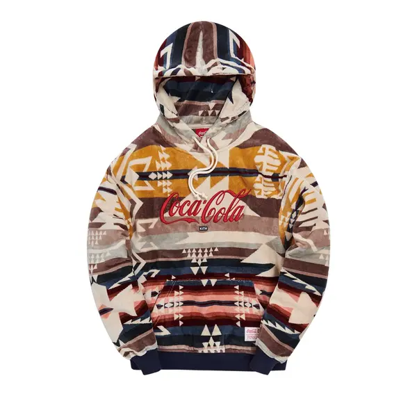 Kith X Coca-cola X Pendleton Terry Williams 3 Hooded Sweatshirt