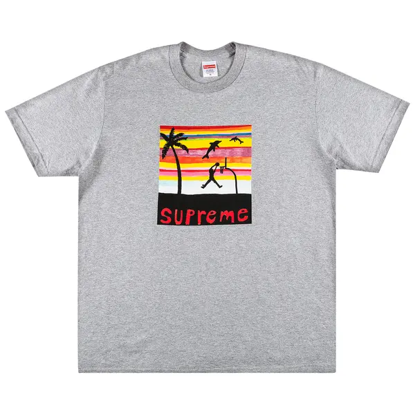 Supreme Dunk Tee 'heather - Grey