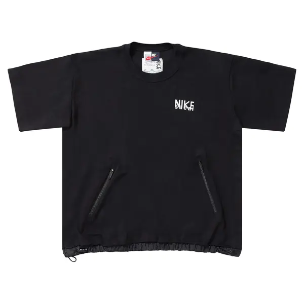 Nike X Sacai Short-sleeve Top - Black