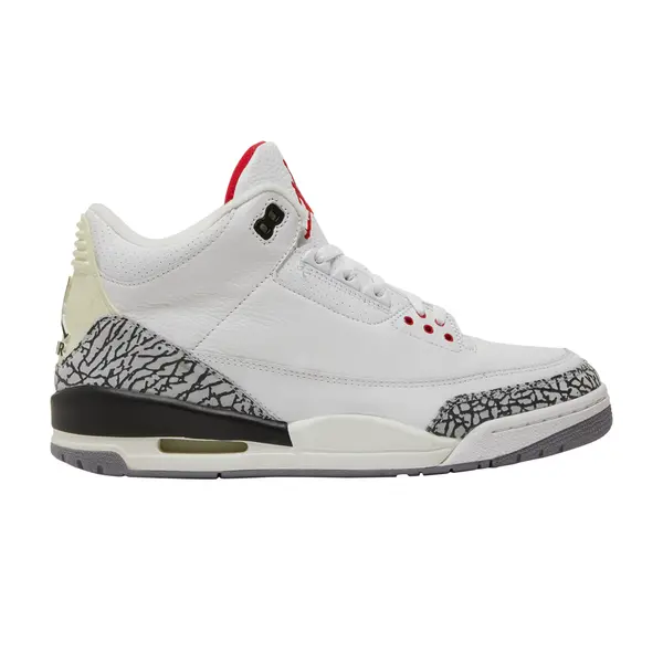 JORDAN 3 Retro Cement - White