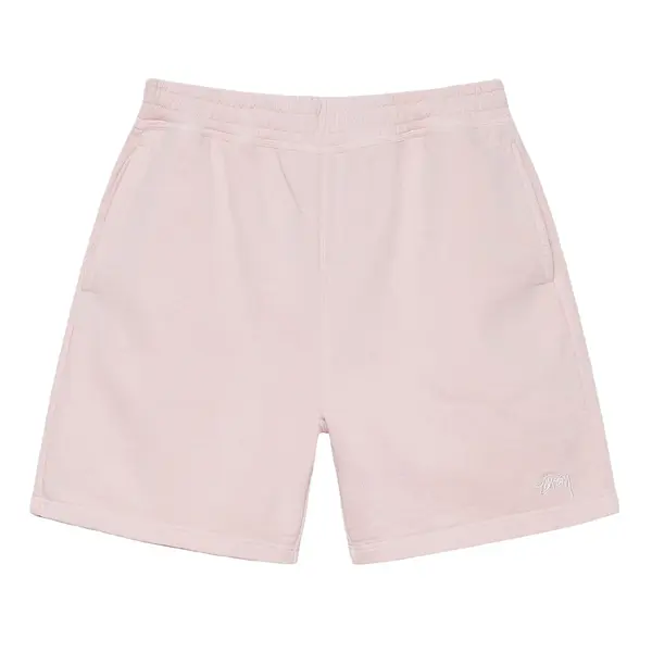 StÜssy Logo Sweat Short - Pink