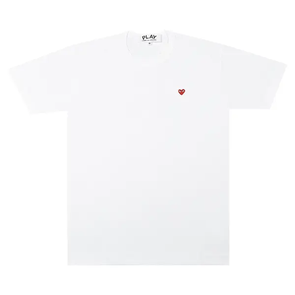 Play Comme Des Garcon Small Heart T-shirt - White