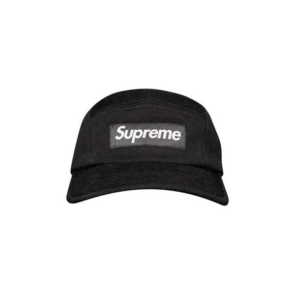 Supreme Wool Camp Cap - Black
