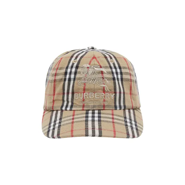 Supreme X Burberry 6-panel Cap - Tan