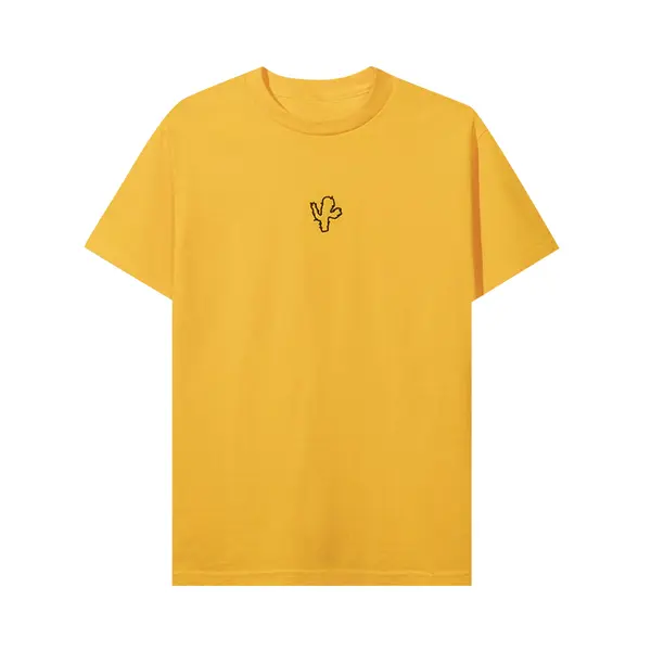 Anti Social Social Club X Cactus Plant Flea Market Club Tee - Yellow |  Editorialist