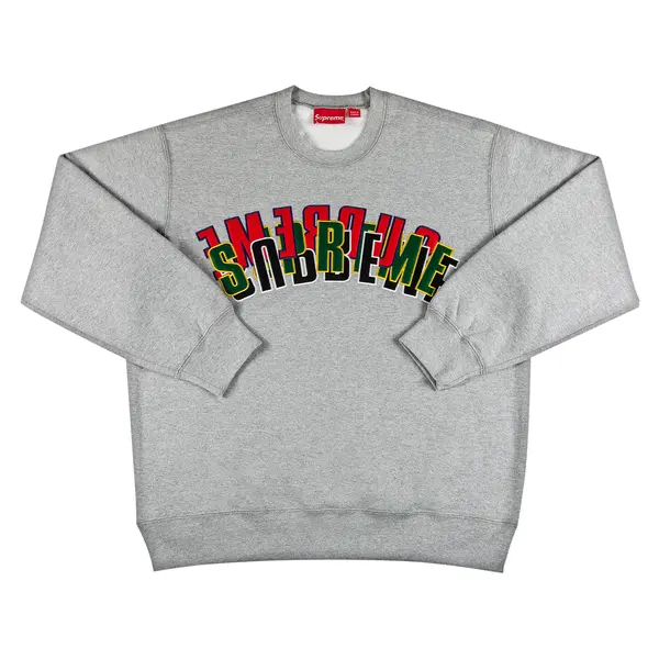 Supreme Stacked Logo Crewneck