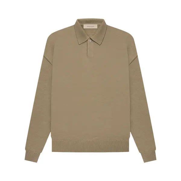 Fear Of God Knit Long-sleeve Polo - Green