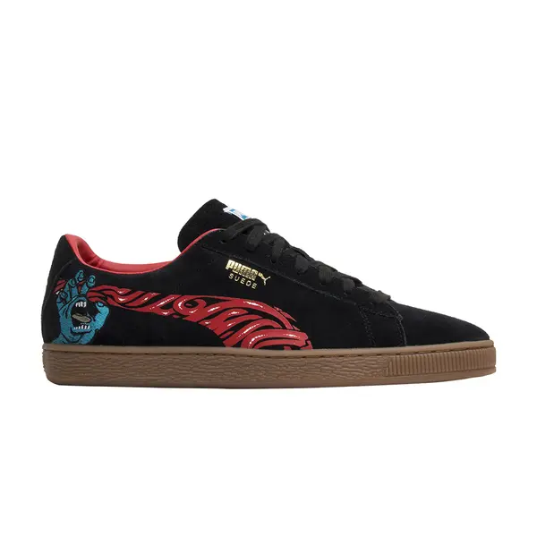 PUMA X Santa Cruz Classic Suede 50 'screaming Hand' Sneakers - Black