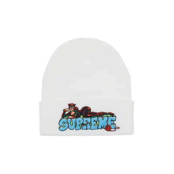 Supreme Catwoman Beanie - White