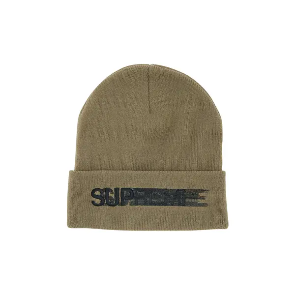 Supreme Motion Logo Beanie - Tan