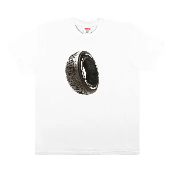 Supreme Tire Tee - White