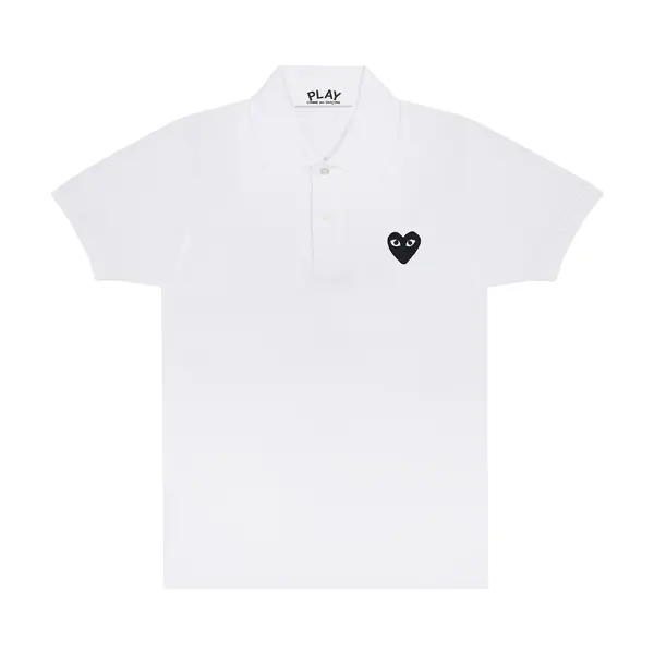 Play Comme Des Garcon Polo T-shirt - White