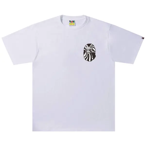 A BATHING APE Ape Head #1 Tee - White