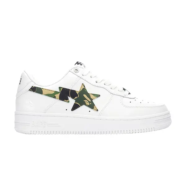A BATHING APE Wmns Bapesta 'abc Camo Green' 2022 - White