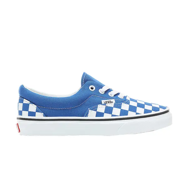 VANS Era Checkerboard Lace-up Sneakers - Blue