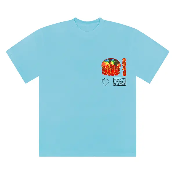 TRAVIS SCOTT Class Of 2020 T-shirt 'sky - Blue
