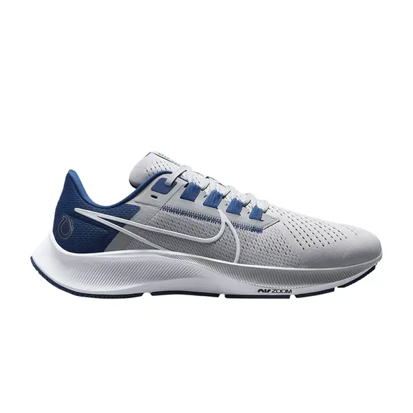 Nike Nfl X Air Zoom Pegasus 38 ‘indianapolis Colts - Grey