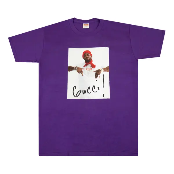 Supreme Gucci Mane Tee - Purple