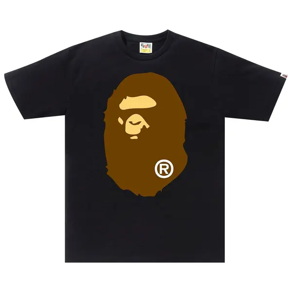 A BATHING APE Big Ape Head Tee - Black